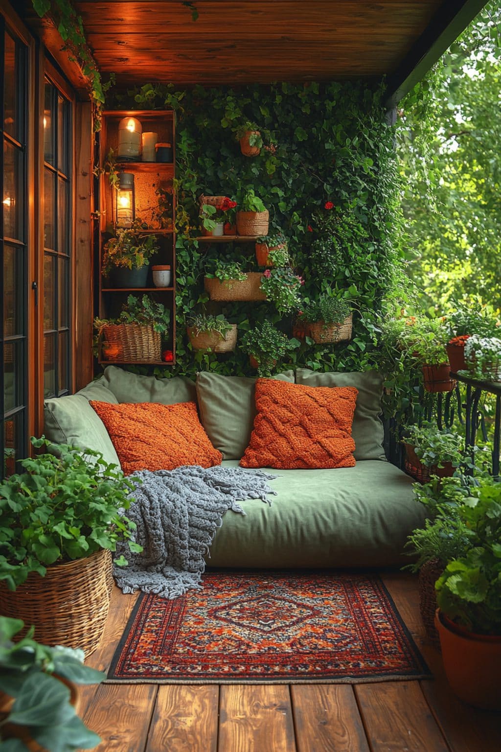 Forest Green Apartment Aesthetic Perfect for Nature Lovers