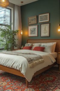 Forest Green Apartment Aesthetic Perfect for Nature Lovers