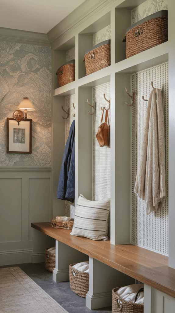 11+ Stylish Mudroom Wallpaper Ideas to Transform Your Entryway