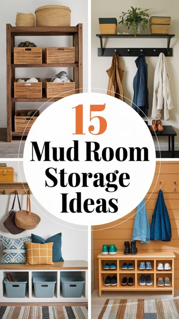 15 Creative Mud Room Storage Ideas to Organize Your Space