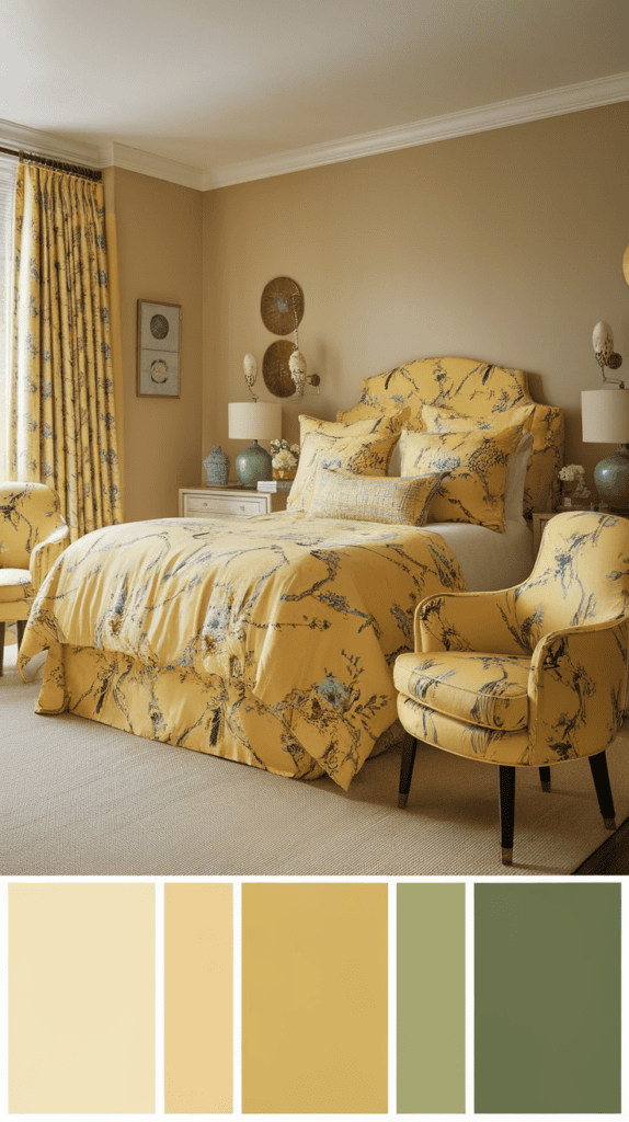 10 Stunning Yellow Chinoiserie Bedroom Ideas to Transform Your Space