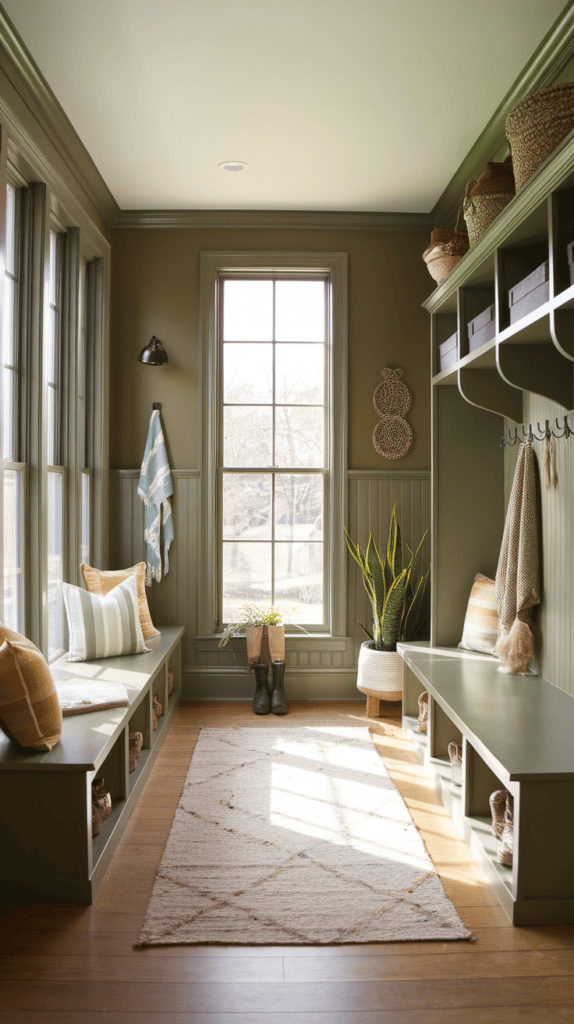 10 Stunning Olive Mudroom Ideas for a Fresh Look