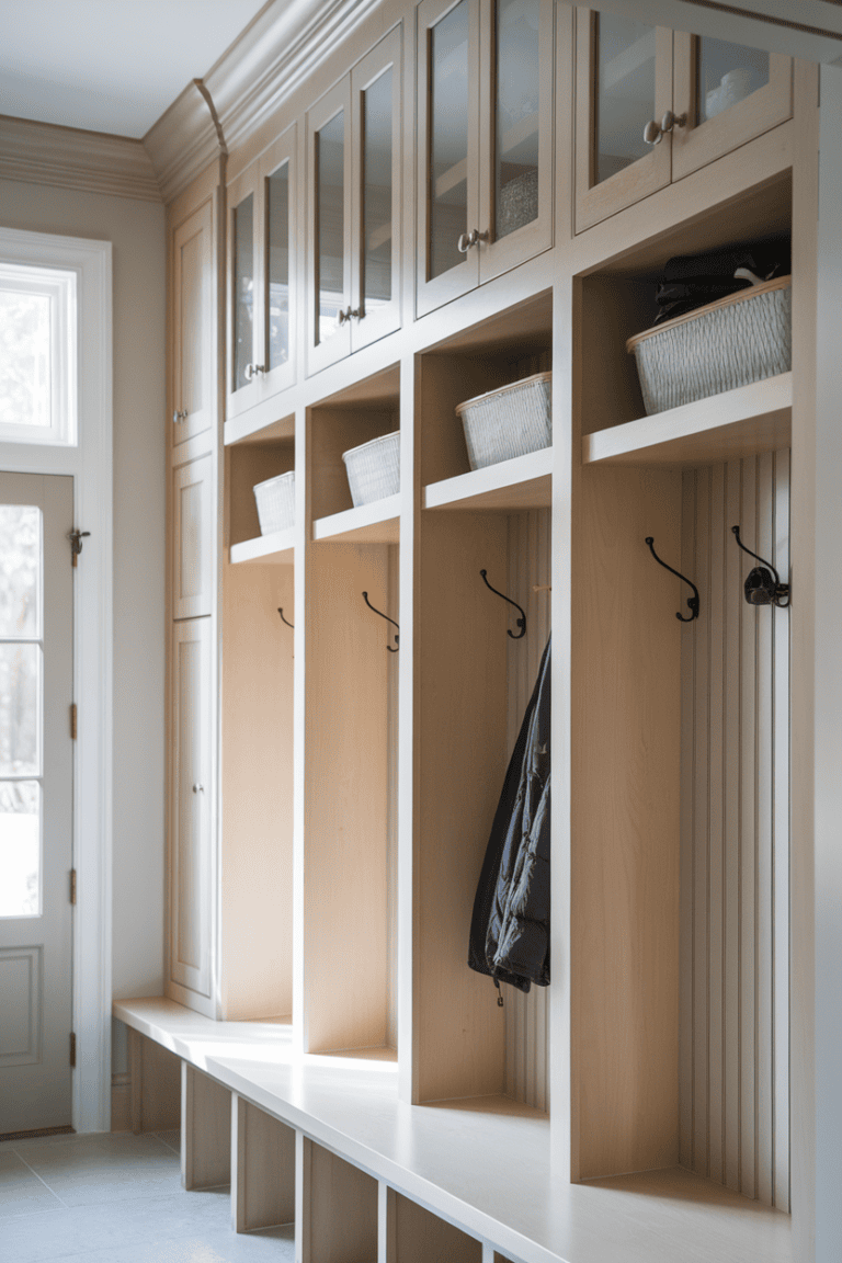 25 Creative Mudroom Cabinets for a Stylish and Organized Entryway