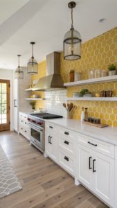23 Stunning Yellow Kitchen Tile Designs for Your Home