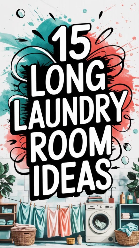 15 Long Laundry Room Designs for Stylish Storage