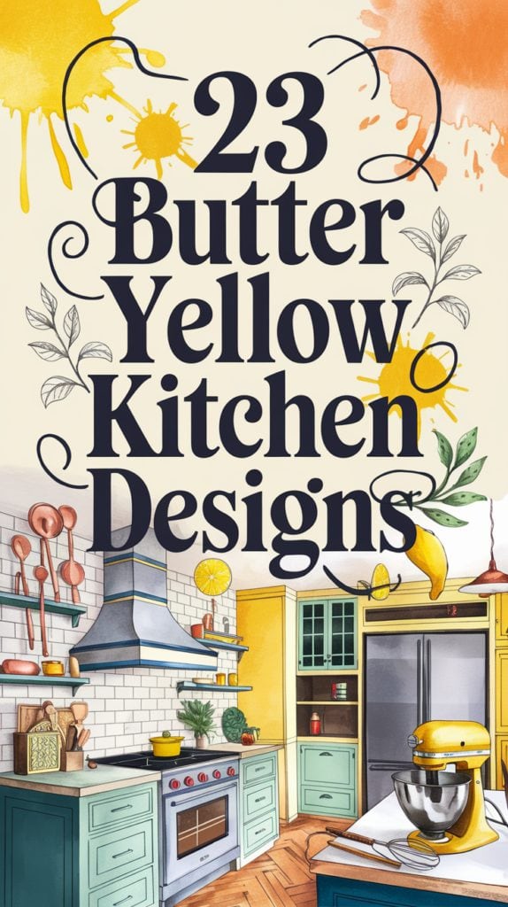 23 Stunning Butter Yellow Kitchen Designs for Your Home
