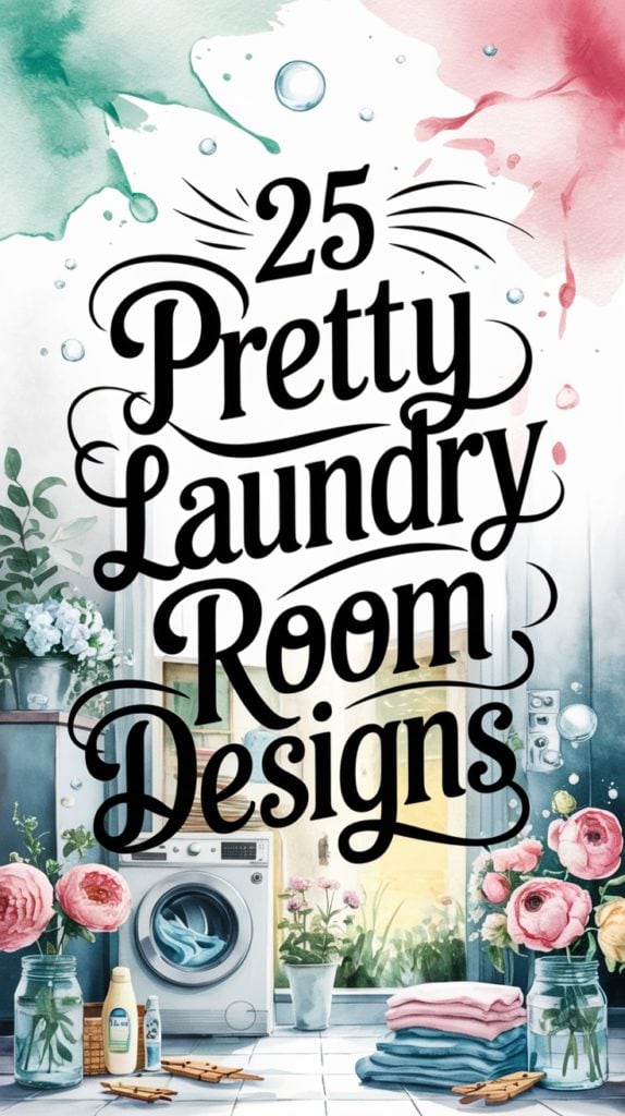 25 Pretty Laundry Room Designs for Stylish Spaces