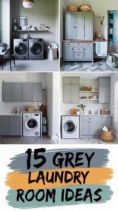 15 Stunning Grey Laundry Room Ideas for Your Home