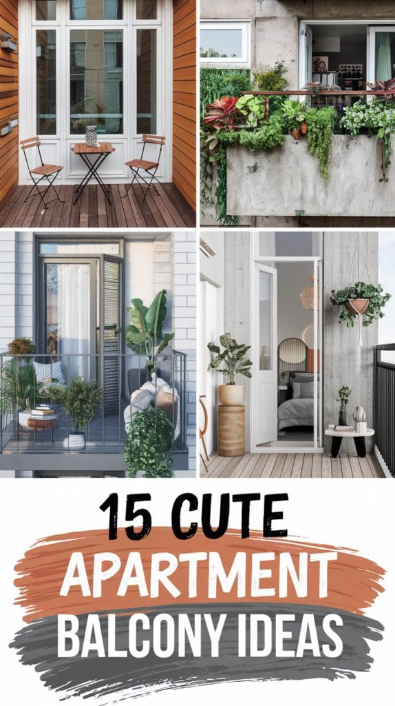 15 Cute Apartment Balcony Ideas for Your Urban Retreat