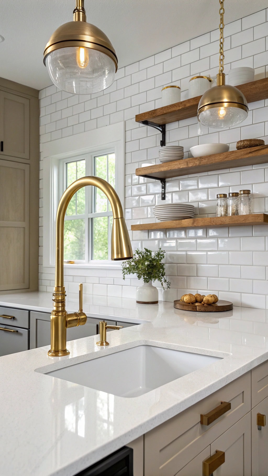 23 Beautiful Gold Kitchen Faucet Ideas for a Chic Makeover