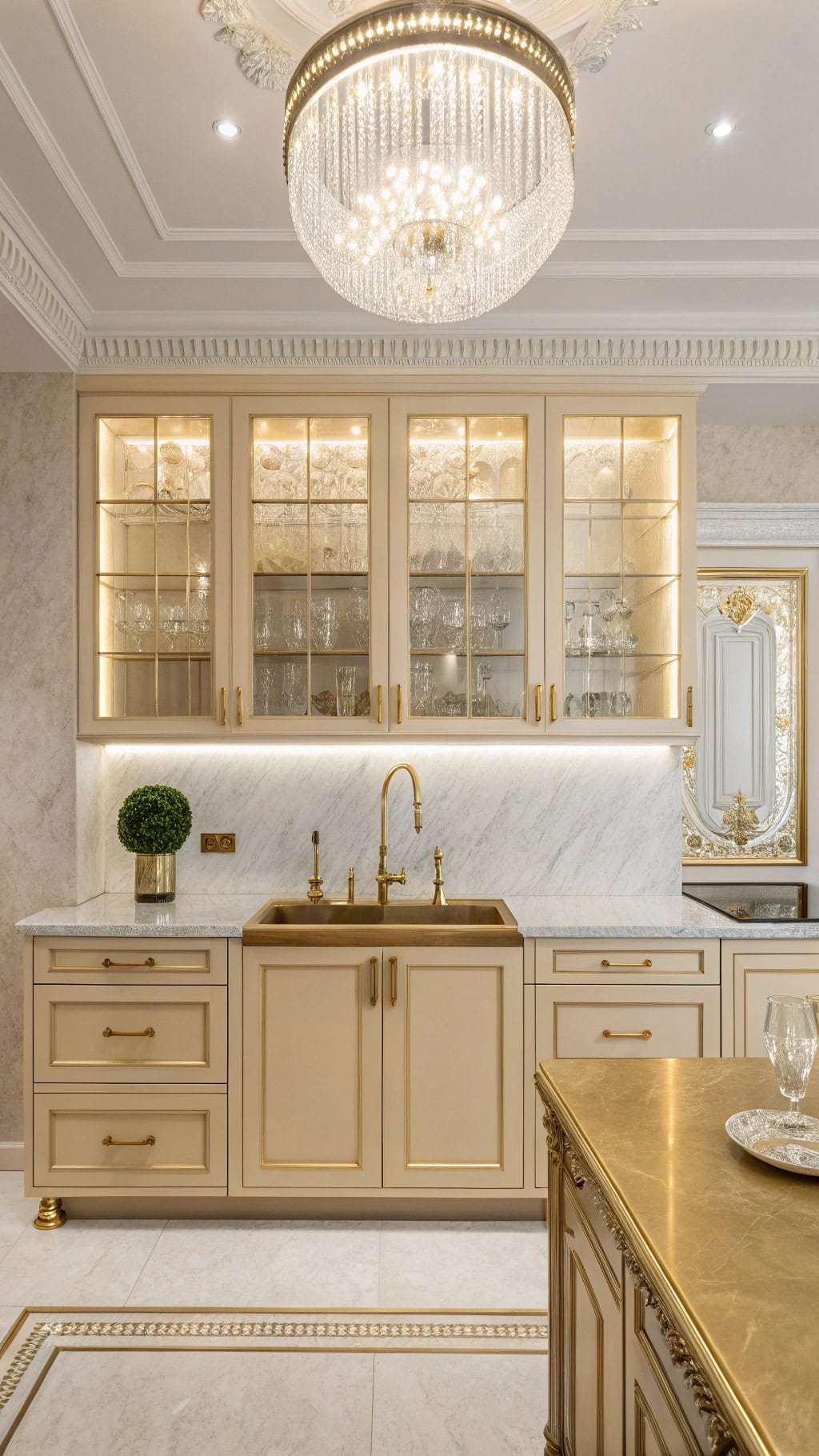 23 Best Blue and Gold Kitchen Designs for a Luxe Look