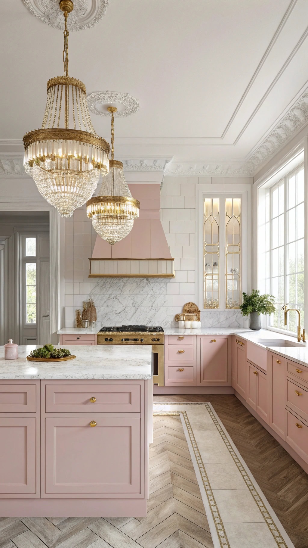 15 Elegant Pink and Gold Kitchen Designs for a Glamorous Look
