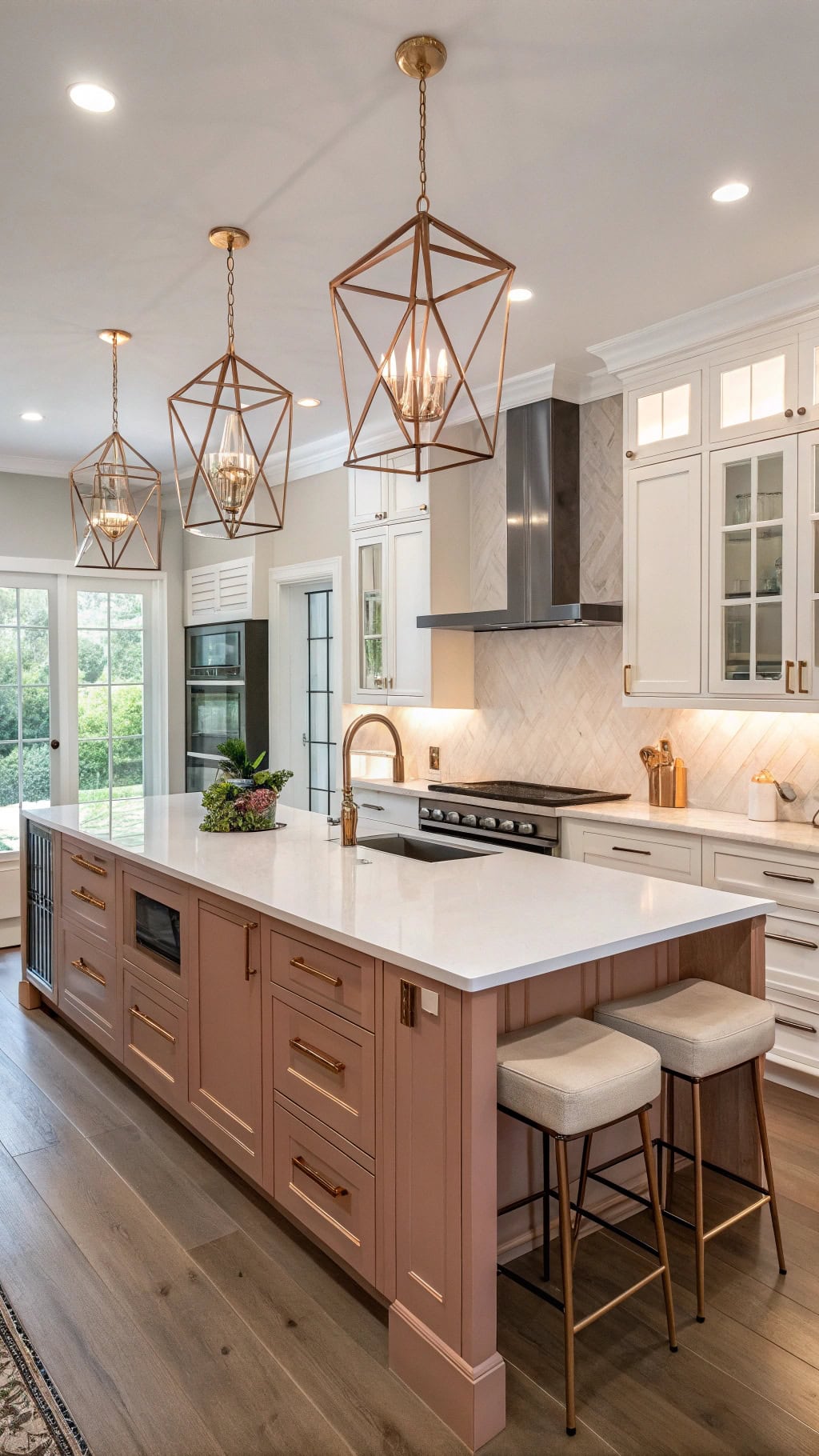 15 Stunning Rose Gold Kitchen Cabinet Designs to Inspire