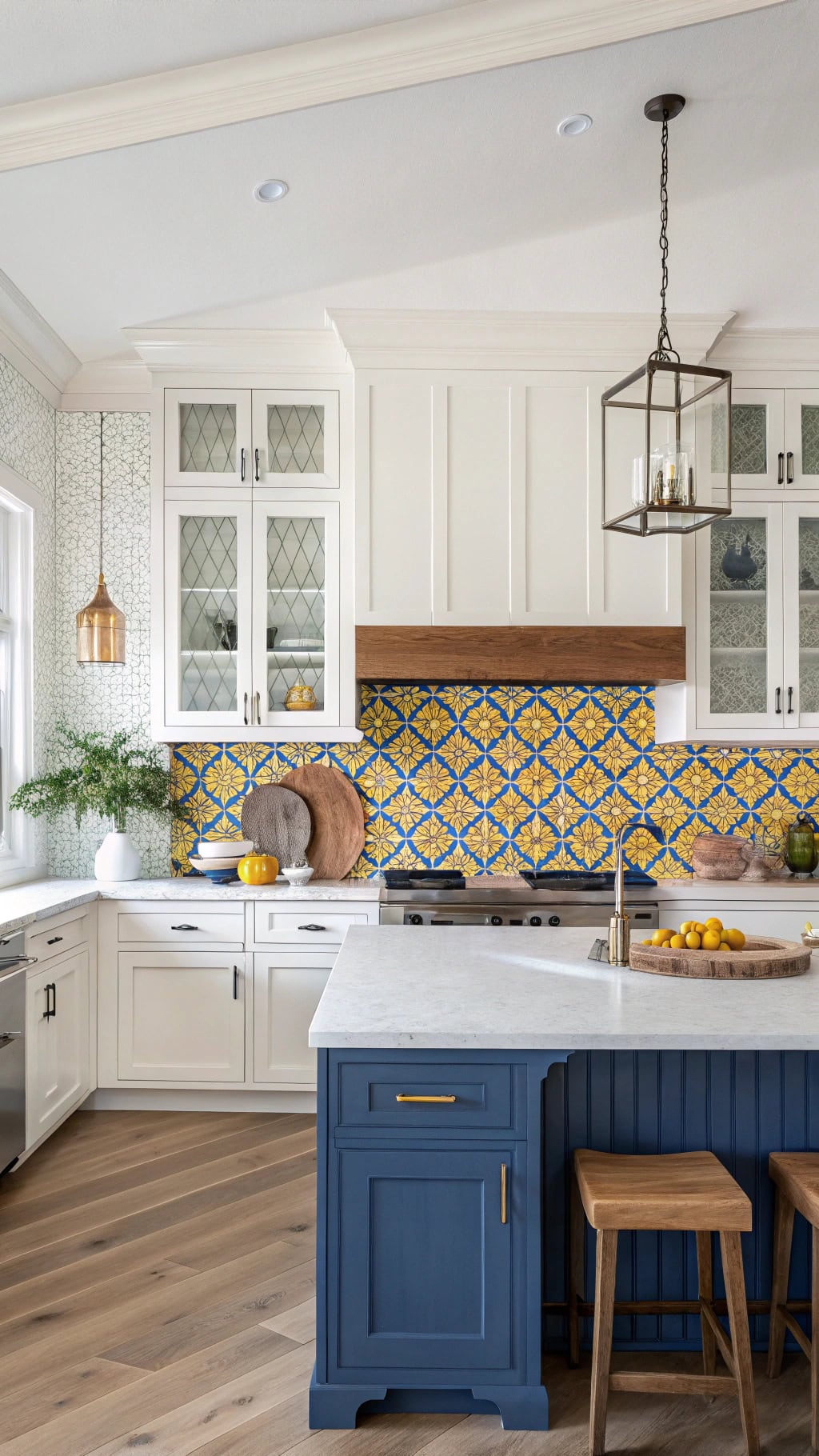 23 Stunning Blue and Yellow Kitchens for Timeless Elegance
