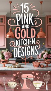 15 Elegant Pink and Gold Kitchen Designs for a Glamorous Look