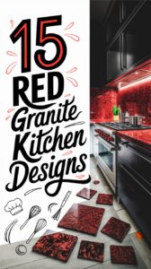 15 Stunning Red Granite Kitchen Designs for Your Home