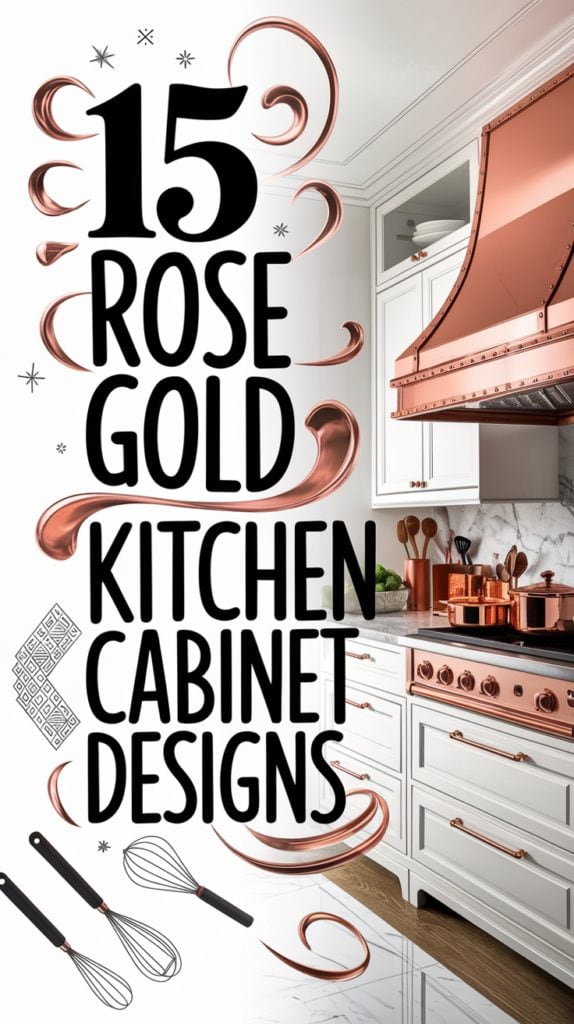 15 Stunning Rose Gold Kitchen Cabinet Designs to Inspire