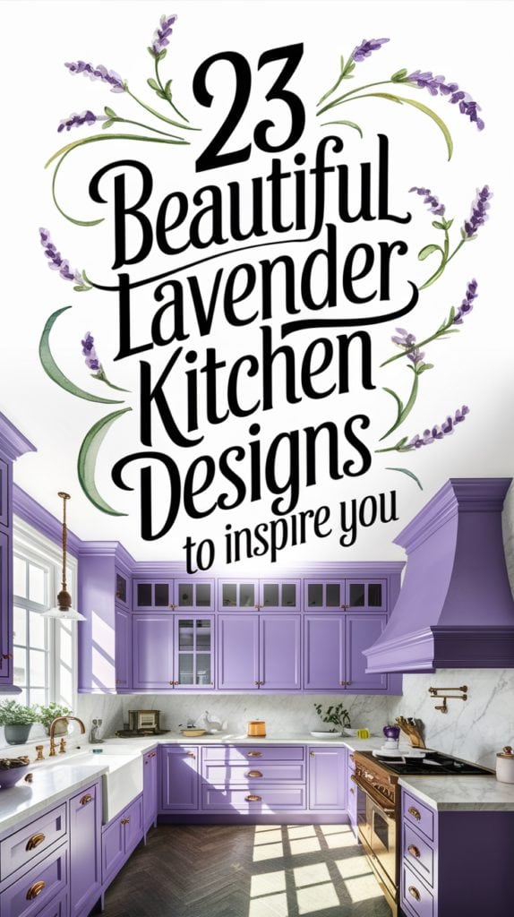 23 Beautiful Lavender Kitchen Designs to Inspire You