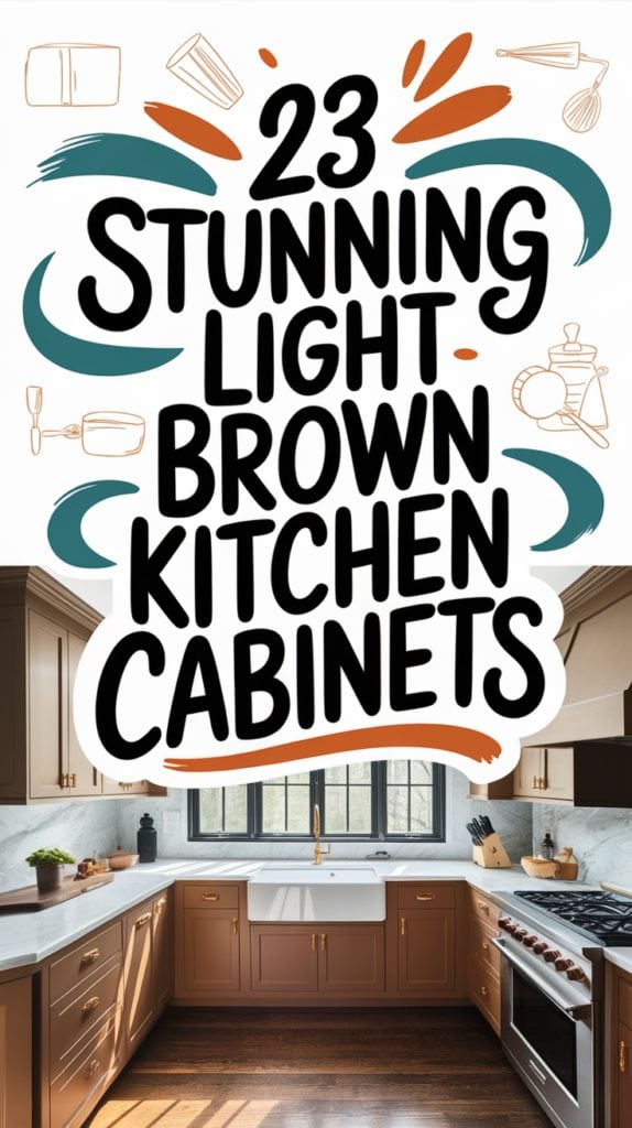 23 Stunning Light Brown Kitchen Cabinets That Will Transform Your ...