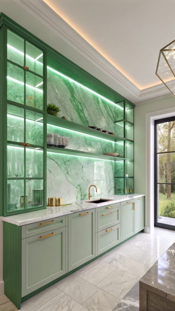 21 Alluring Soft Green Kitchen Designs for Timeless Elegance