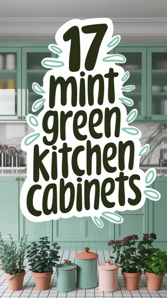 17 Breathtaking Mint Green Kitchen Cabinets to Revolutionize Your Home
