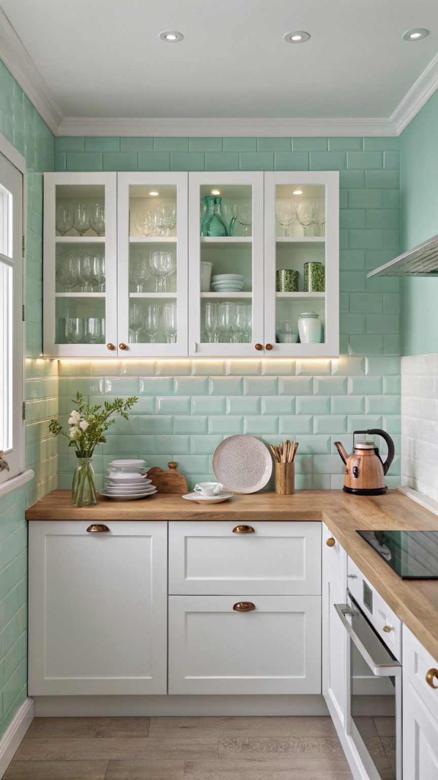 17 Stylish Green and Beige Kitchen Designs You'll Love