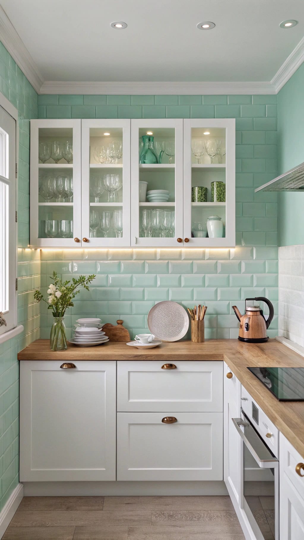 15 Gorgeous Seafoam Green Kitchen Designs