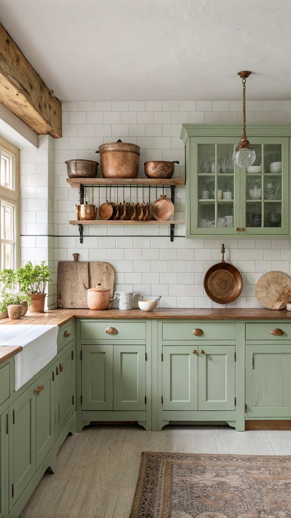 17 Stunning Green Vintage Kitchen Designs That Bring Nostalgic Charm Home