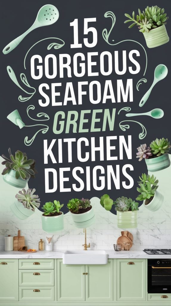 15 Gorgeous Seafoam Green Kitchen Designs