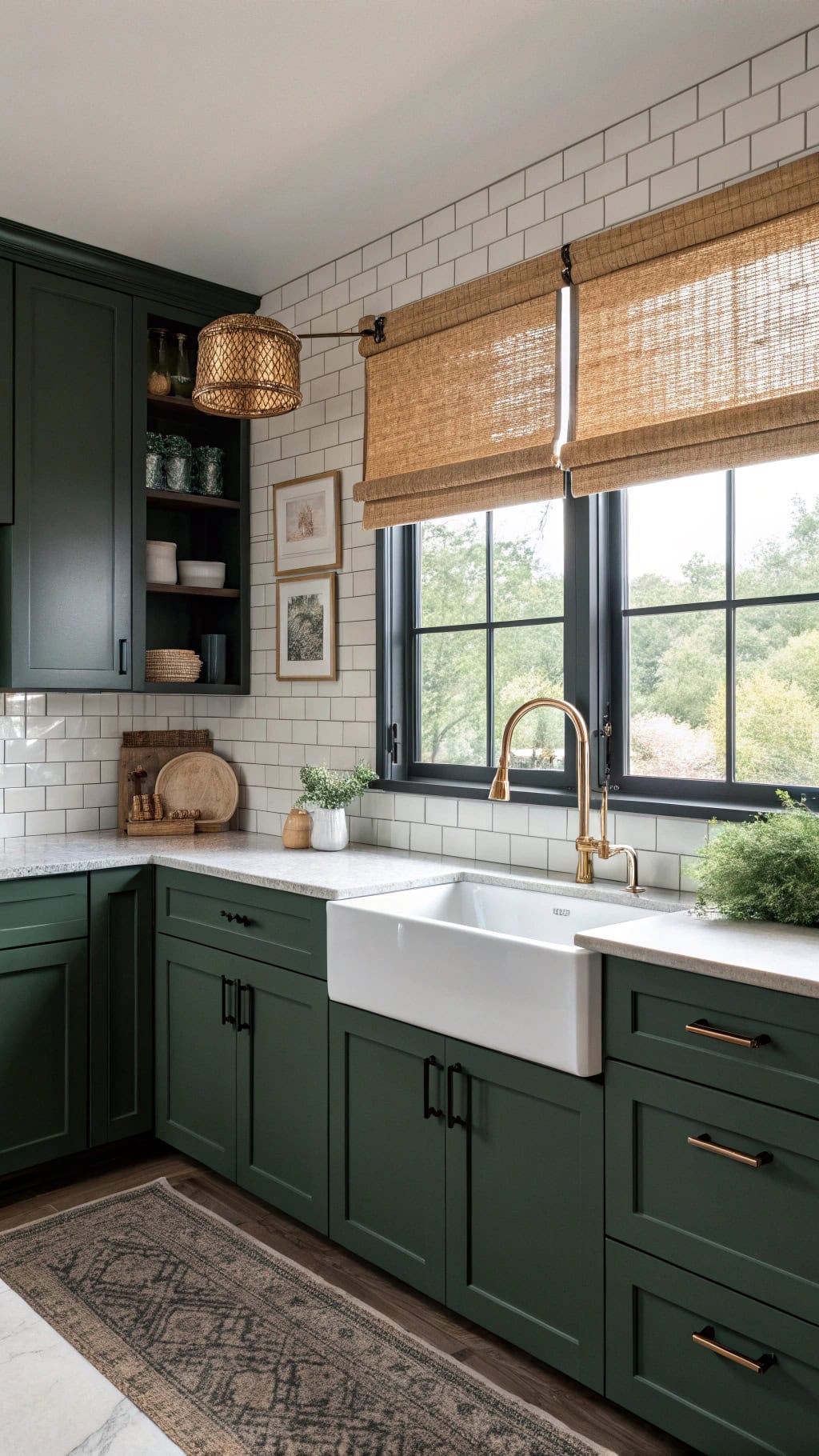 20 Timeless Dark Green Kitchen Designs