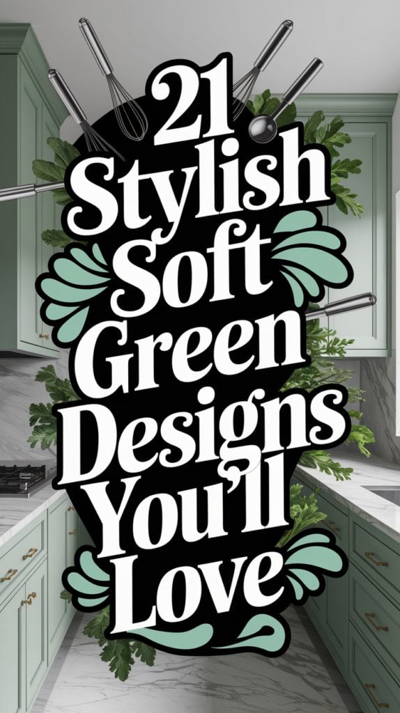 21 Alluring Soft Green Kitchen Designs for Timeless Elegance