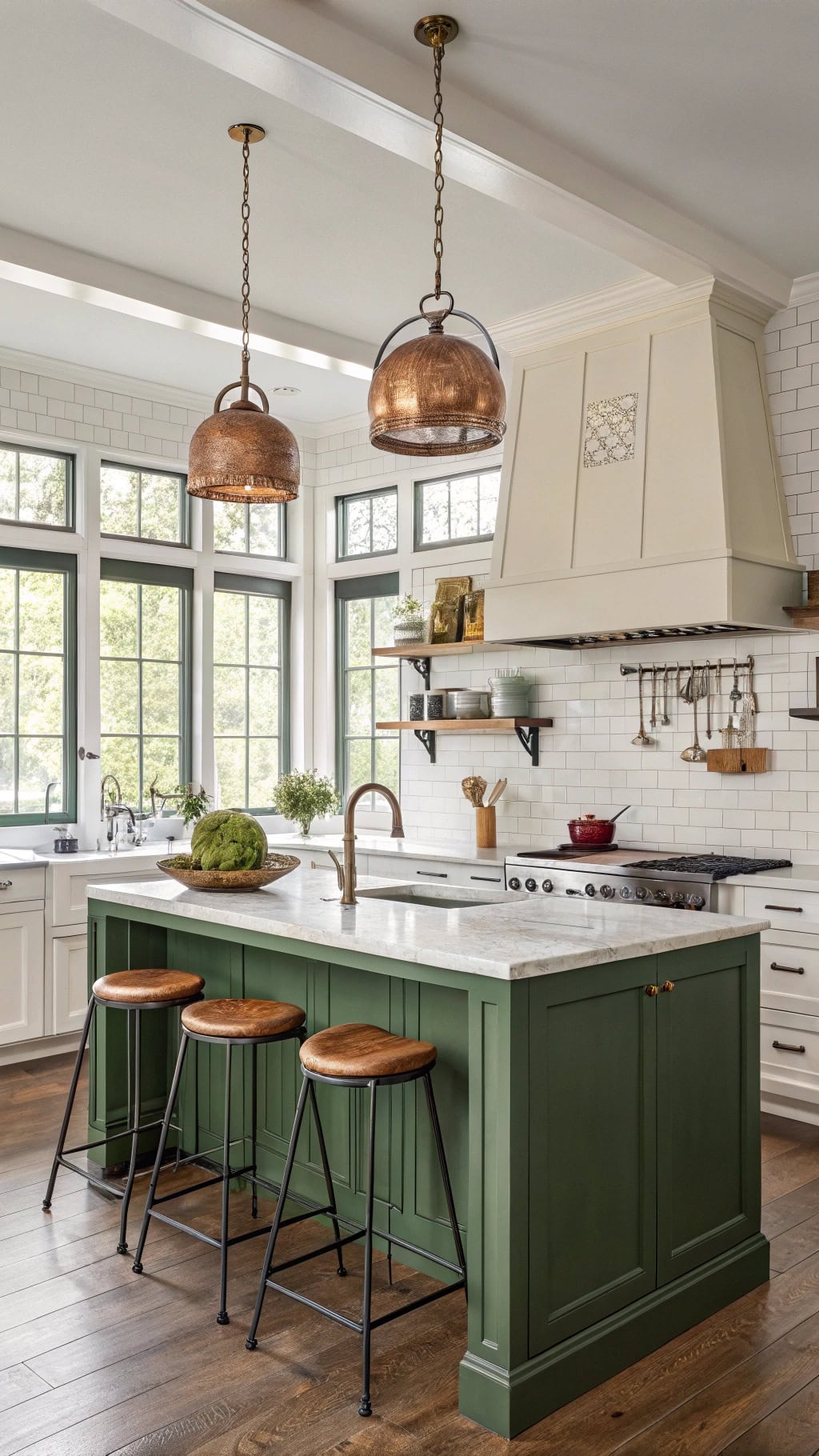 23 Eye-Catching Sage Green and Wood Kitchen Designs