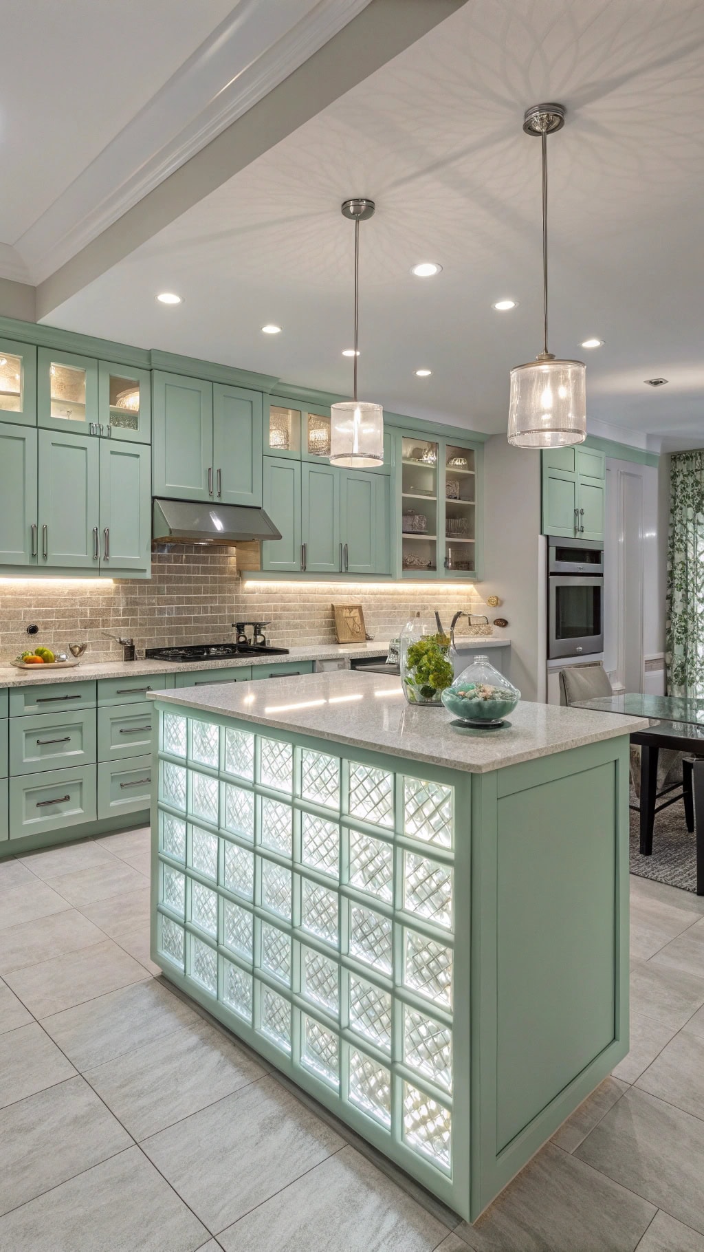 23 Trendy Light Green Kitchen Cabinets