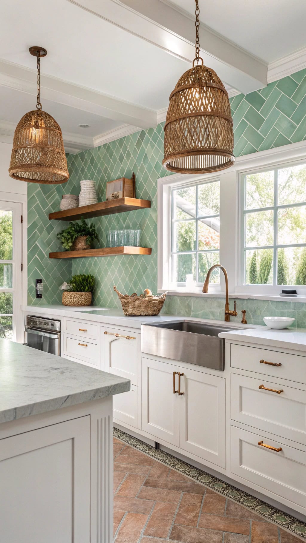 17 Beautiful Pastel Green Kitchen Designs