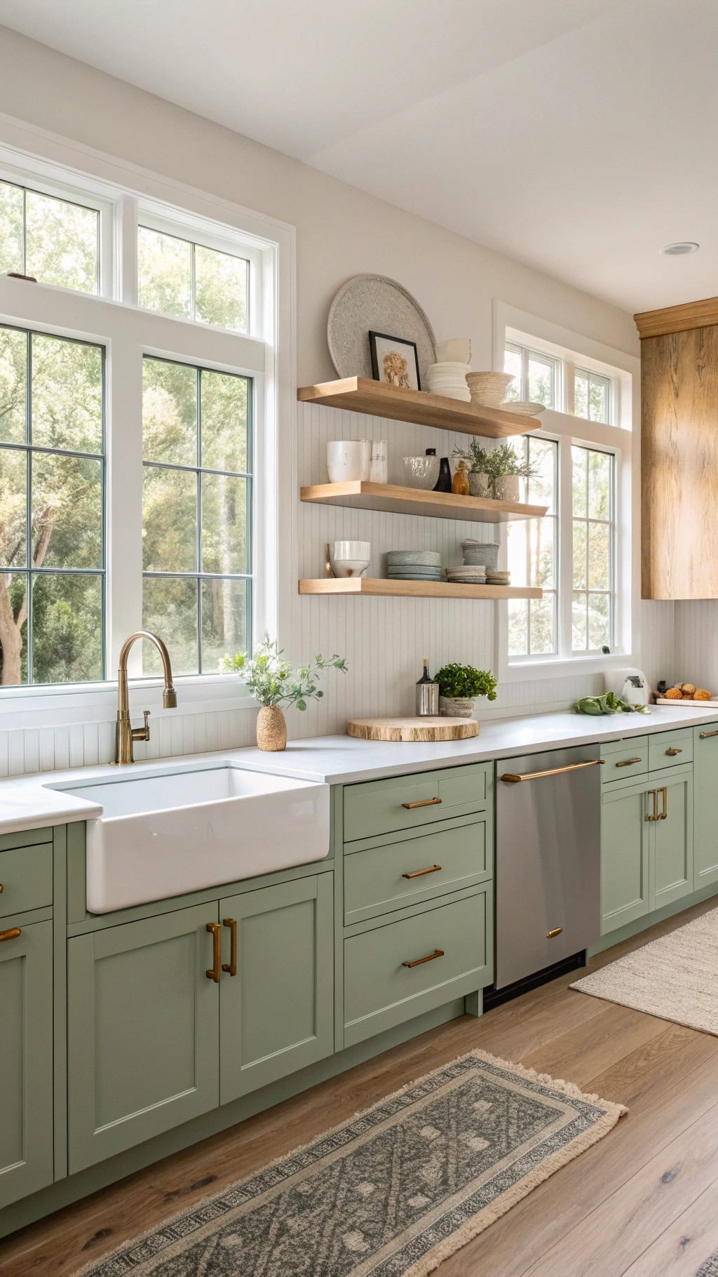 15 Stunning Cream and wood kitchen Designs