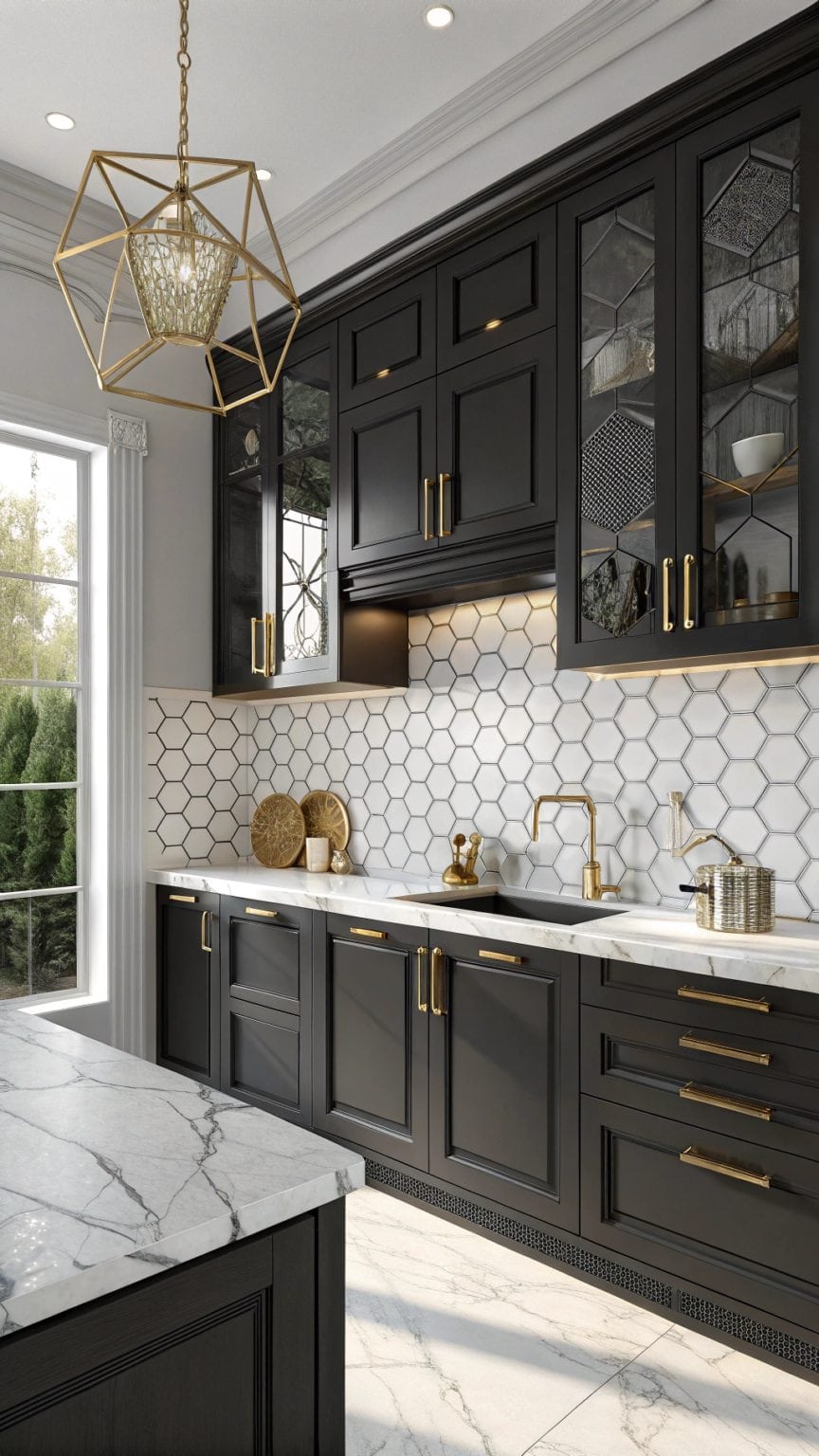 15 Stylish Black and Rose Gold Kitchen Designs You’ll Love