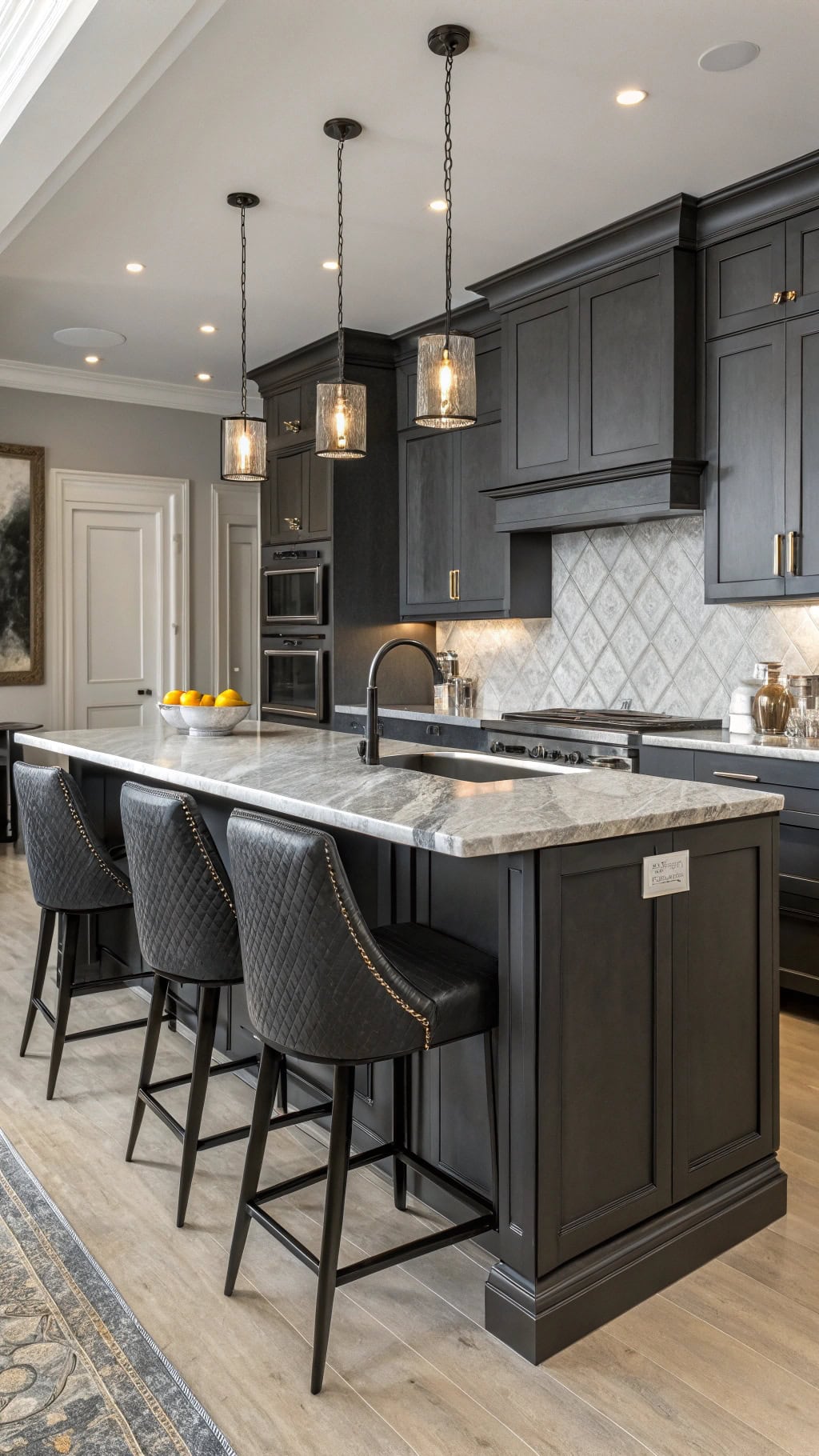 21 Stunning Grey and Black Kitchen Designs