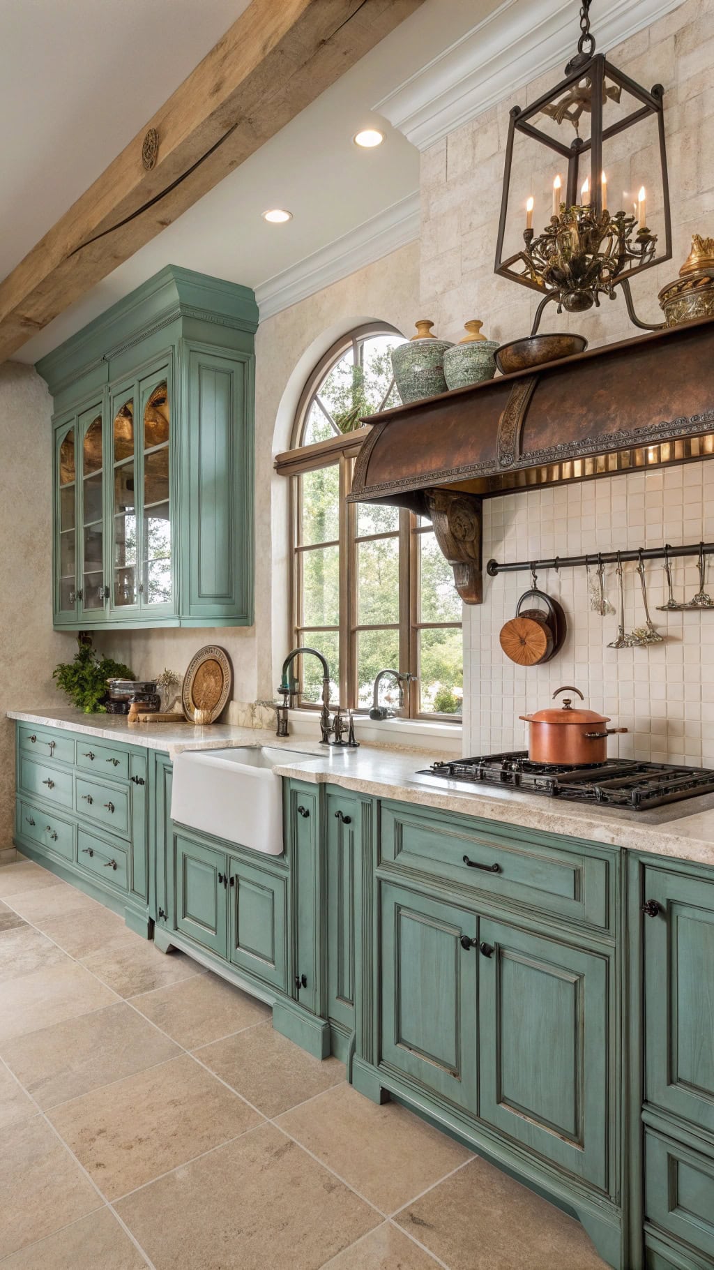 21 Gorgeous Teal Kitchen Cabinet Ideas