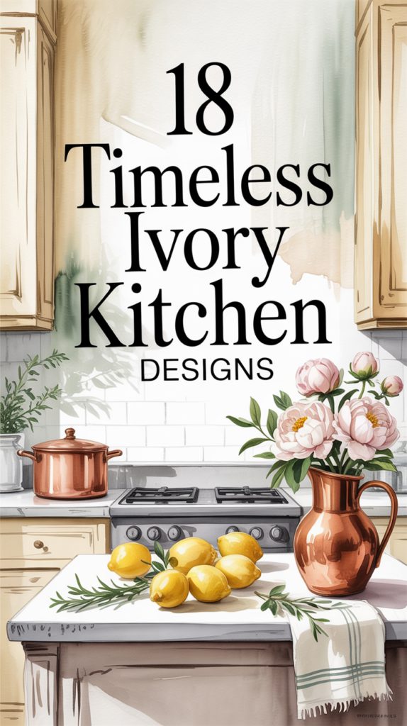 18 Timeless Ivory Kitchen Designs