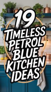 19 Timeless Petrol Blue Kitchen Ideas