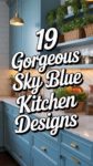 19 Gorgeous Sky Blue Kitchen Designs