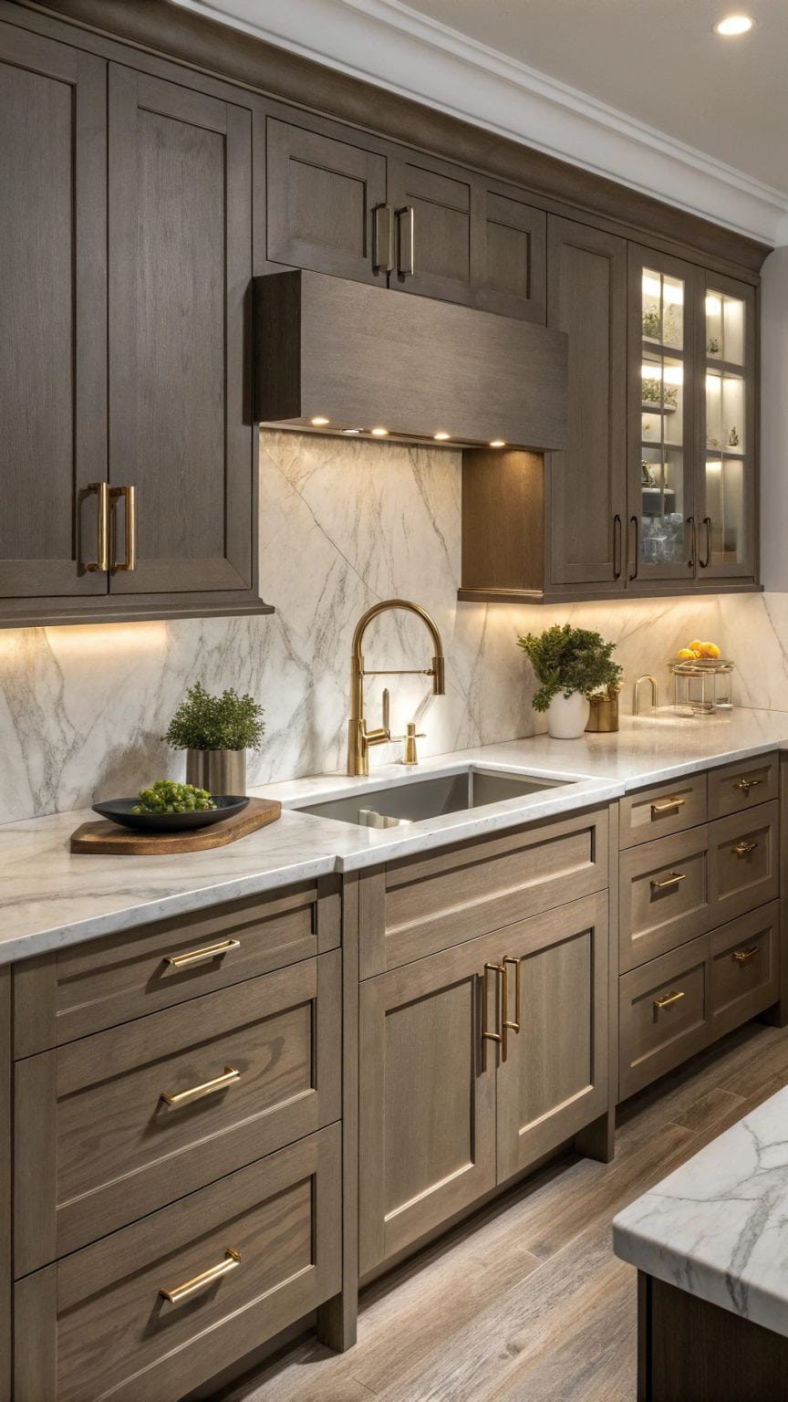 20 Timeless Taupe and Black Kitchen Designs