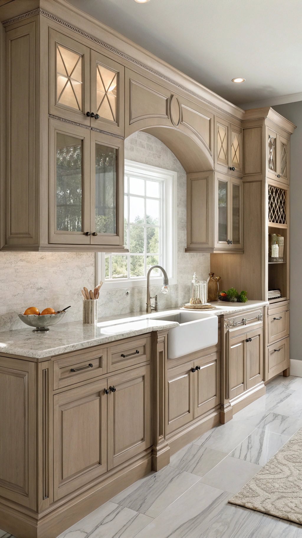 21 Inspiring Taupe Kitchen Cabinet Designs