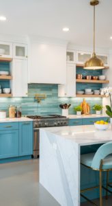 15 Stunning Blue Countertop Kitchen Designs