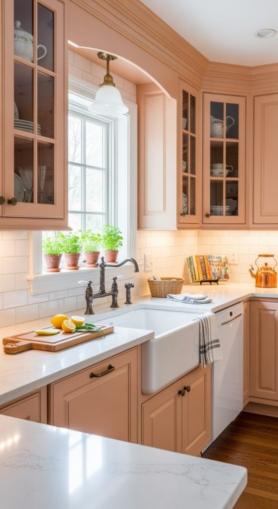 23 Beautiful Peach Kitchen Walls