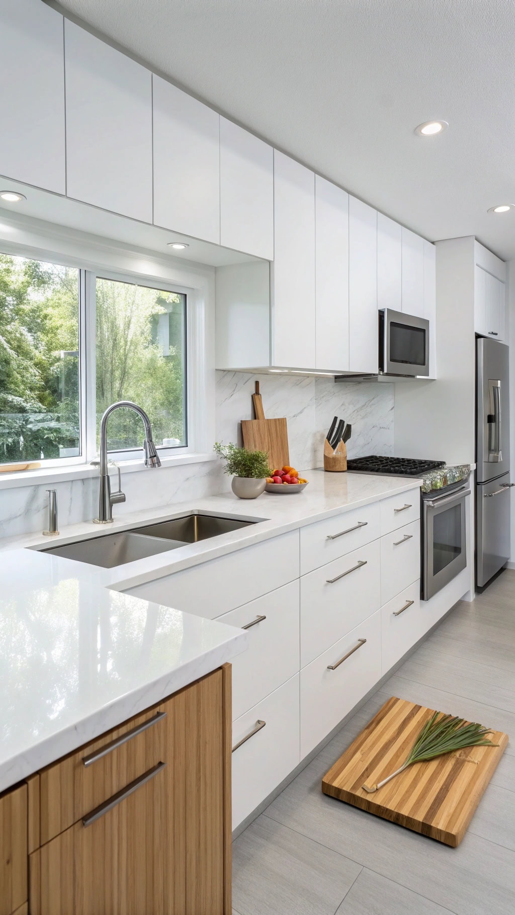 23 Stylish White Cupboards Kitchens