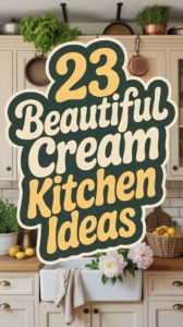 23 Beautiful Cream Kitchen Ideas