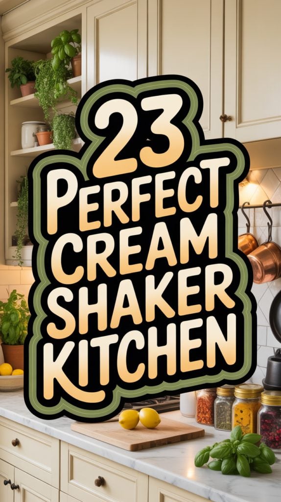 23 Perfect Cream Shaker Kitchen