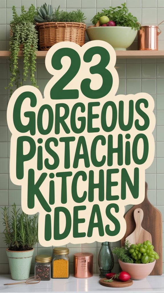 23 Gorgeous Pistachio Kitchen Ideas