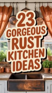 23 Gorgeous Rust Kitchen Ideas